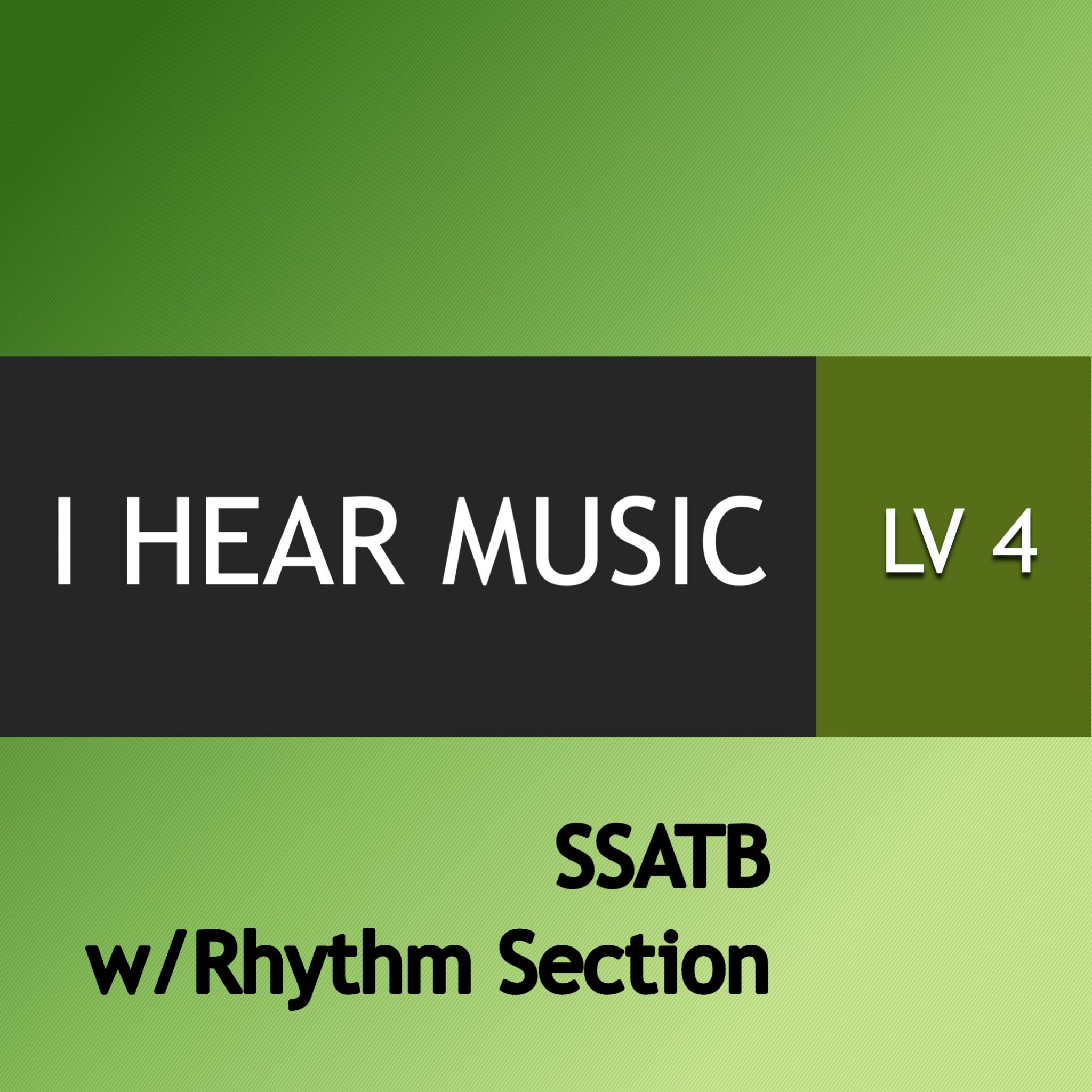 Anchor Music • I Hear Music SSATB